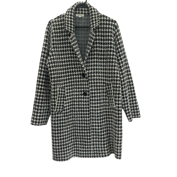 Max Studio | Jackets & Coats | Max Studio Black And White Houndstooth ...